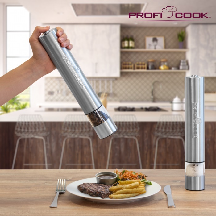 Электромельница для специй Profi Cook Солонка и перечница электрическая ...