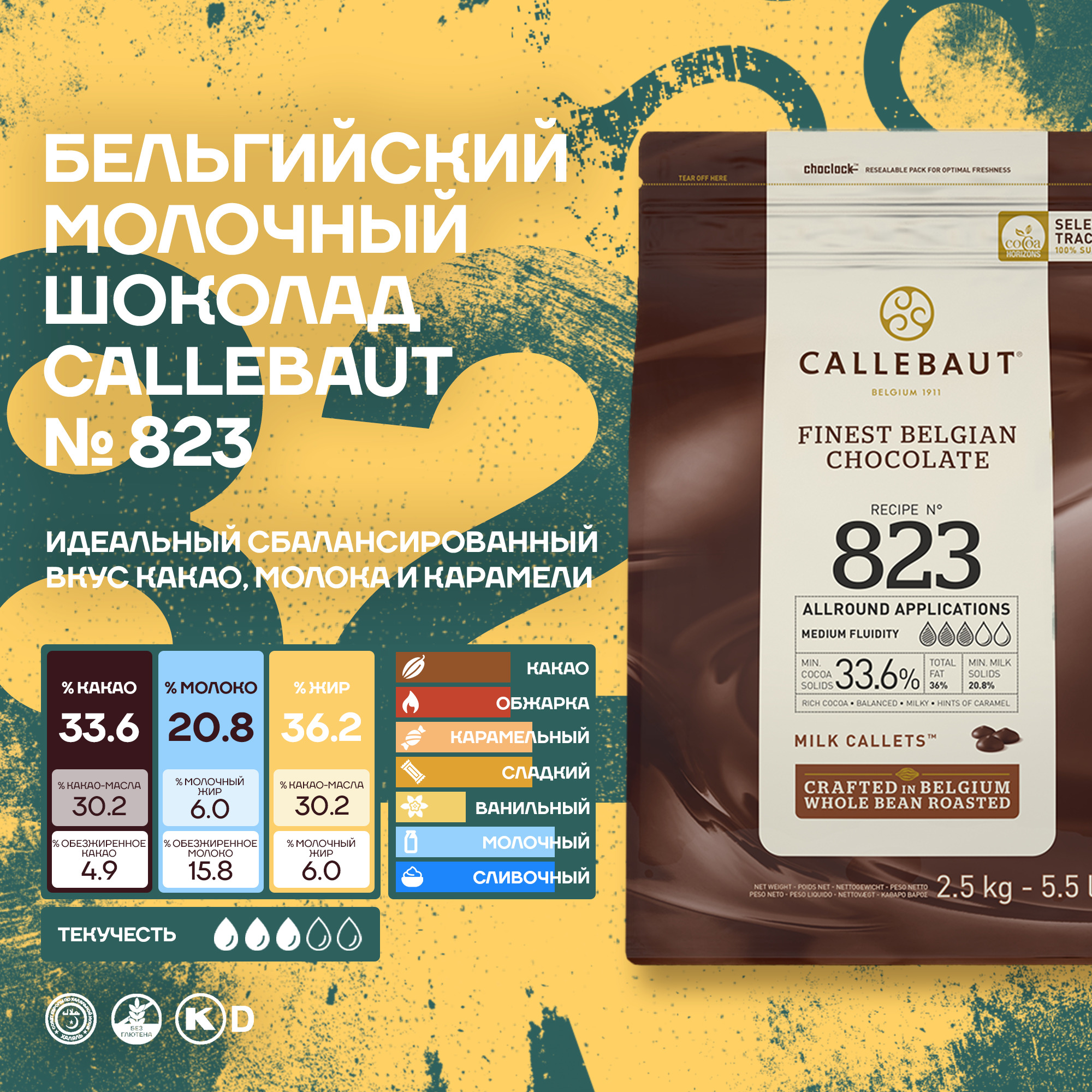 Шоколад в каллетах CALLEBAUT (Каллебаут) – купить калеты шоколад на ...