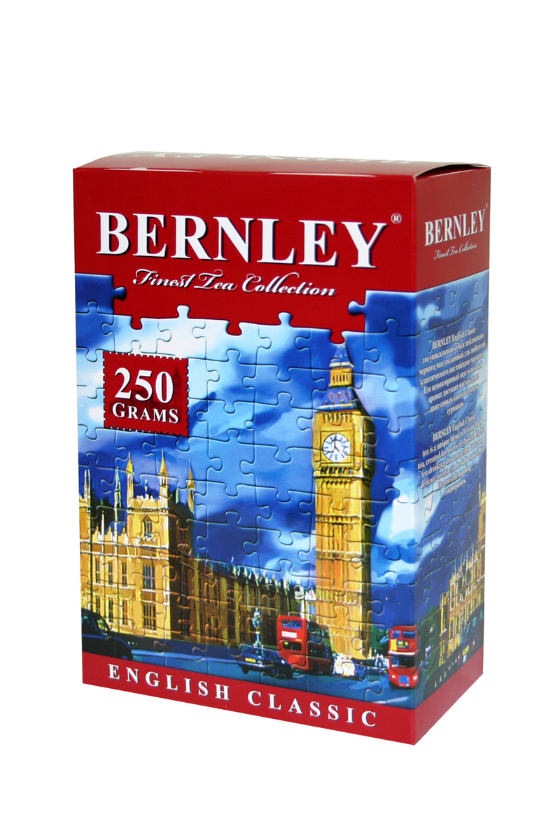 Bernley English Classic чай черный цейлонский крупнолистовой, 250 г ...
