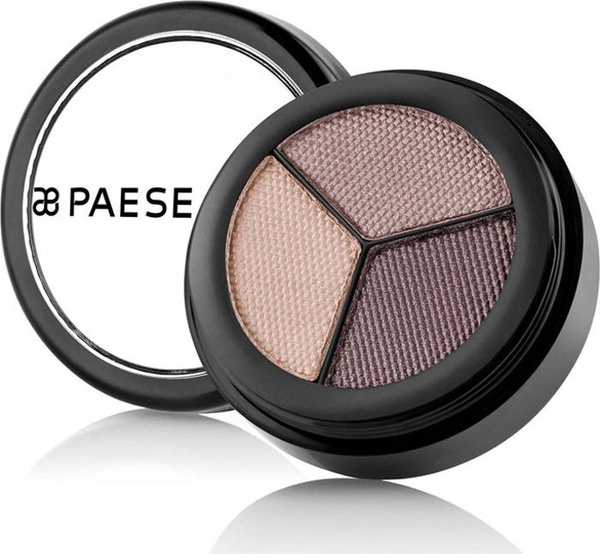 PAESE Тени для век OPAL тройные матовые с сатиновым финишем и ...