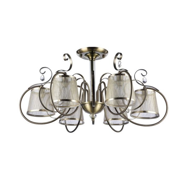 Люстра потолочная Freya Simone FR2020-PL-06-BZ в классическом стиле ...