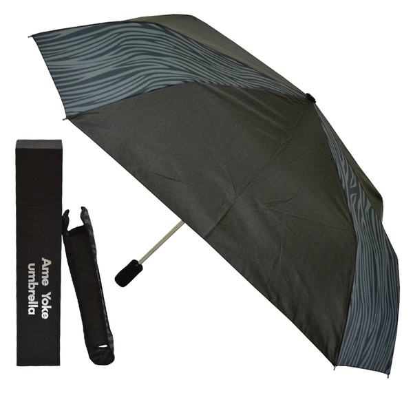 Зонт Ame Yoke Umbrella (Japan), Полный автомат, 3 сложения, темно-серый ...