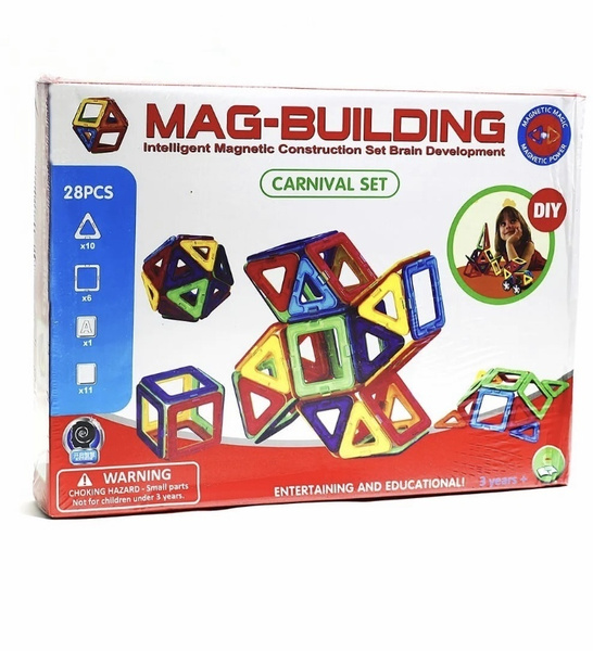 Магнитный конструктор Mag Building 28 деталей - купить с доставкой по ...
