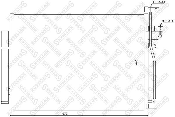 Радиатор кондиционера STELLOX 10-45380-SX купить на OZON по низкой цене ...