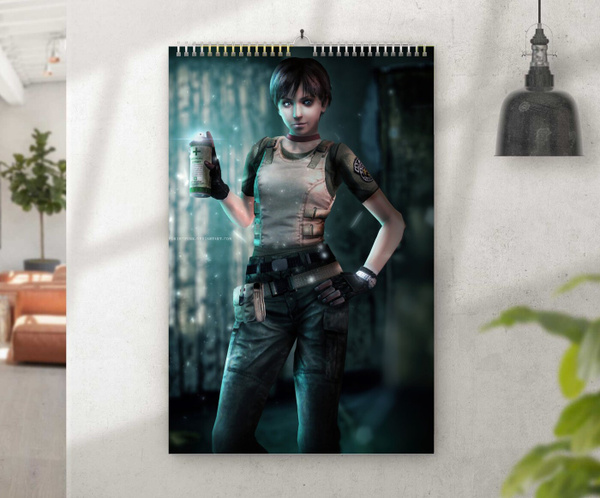 Календарь MIGOM Настенный перекидной Принт А4 "Resident Evil, Резидент ...