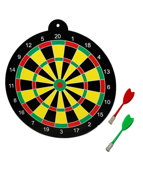 Дартс магнитный с двумя дротиками / 28 см - купить с доставкой по ...