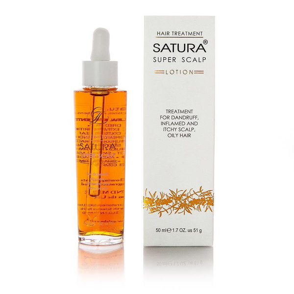 Лосьон Сатура Роста Satura Super Scalp от жирной и сухой перхоти, 50 мл ...