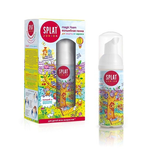 ПЕНКА SPLAT Junior Magic Foam Кальций и Молочные ферменты 50мл /SPLAT ...
