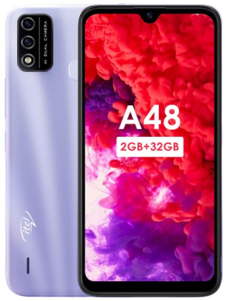 Смартфон ITEL A48 2/32GB Gradation Black 32 ГБ - купить по выгодной цене в интернет-магазине ...