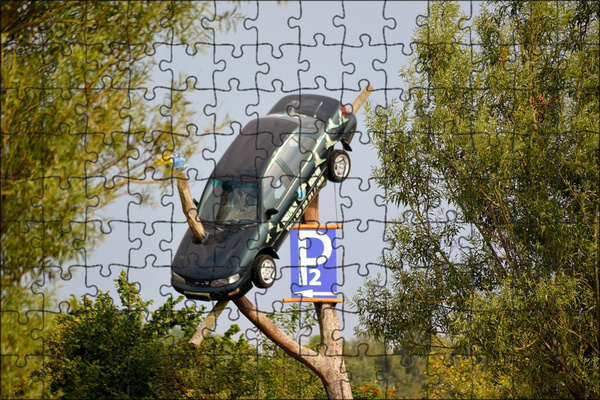 Магнитный пазл 27x18смcar Crash парк вынужденная посадка на холодильник купить с
