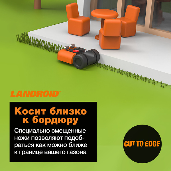 Роботизированная газонокосилка Worx Landroid L WR155E, - купить по ...