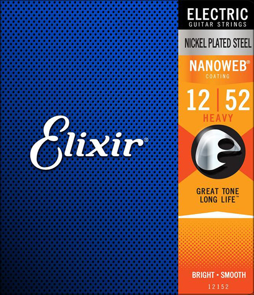 NANOWEB Комплект струн для электрогитары, Heavy, 12-52, Elixir 12152 ...