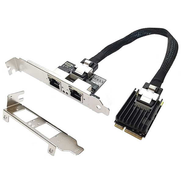 Mini PCI-E Dual Port 2 X RJ45 Ethernet 10/100/1000 Мбит/с Gigabit LAN Card Карта контроллера ...