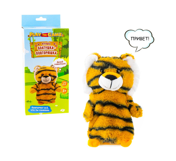 Игрушка болтушка-повторюшка Игрушка для детей Подарок Тигр - купить с ...