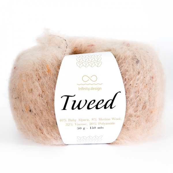 Пряжа для вязания Infinity Design Tweed (3522 Powder) 6 мотков - купить ...