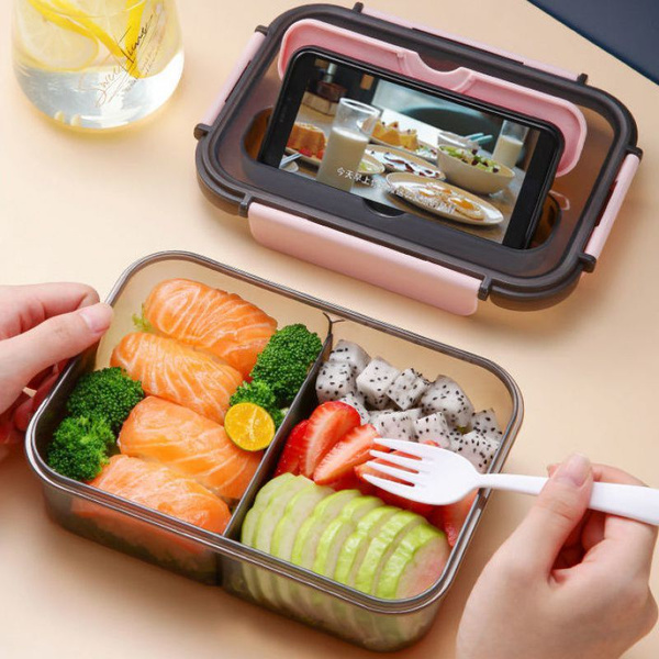 Ланч-бокс Gusya home, 1,1 мл, 1 шт, розовый - купить по выгодной цене в ...