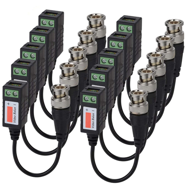 8 пар Cat5 Hd Mini Cctv Bnc Видео Балун Трансиверный кабель купить с