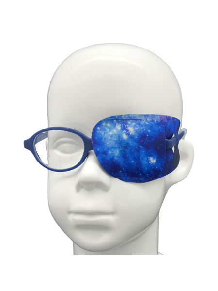 Окклюдер на очки eyeOK "Космос", анатомический, для закрытия левого ...