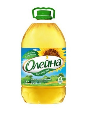 Масло подсолнечное ОЛЕЙНА // 5 литров - купить с доставкой по выгодным ...