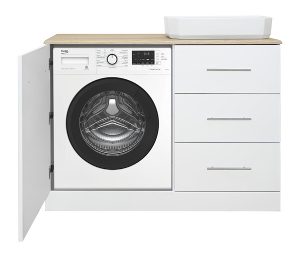 Тумба под стиральную машину Misty Респект 110 с 3 ящ правая купить с доставкой по выгодным