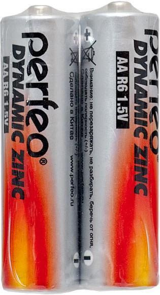 Батарейка AA солевая Perfeo R6/2SH Dynamic Zinc 2 шт купить на OZON по низкой цене (400856852)