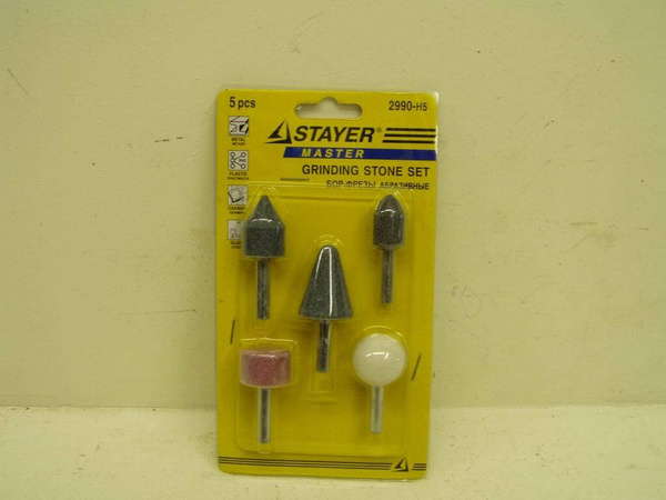 Набор наждаков для дрели "STAYER" ( 5 предметов) - купить по выгодной цене в интернет-магазине ...