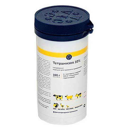 Тетрамизол 10% антигельминтный препарат для животных 100г - купить с ...