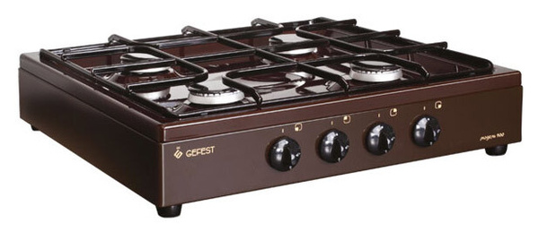 Плита газовая Gefest ПГ 900 К17 281164, настольная, коричневый - купить с доставкой по выгодным ...