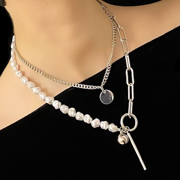 SOLID GOODS Цепочка Двойное ожерелье купить на OZON по низкой цене (270475112)