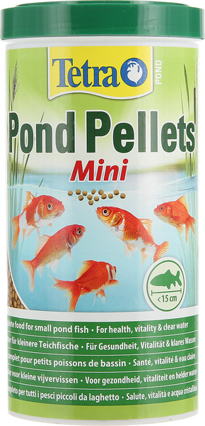 Tetra Floating Pellets S / Корм Тетра для прудовых рыб в шариках 1 л ...