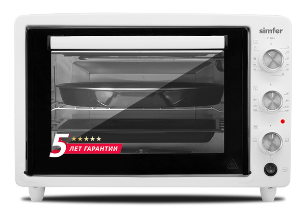 Мини-печь Simfer M3404, белый, 34 л купить c доставкой на OZON по низкой цене (177847699)