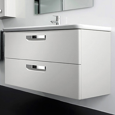 Тумба с раковиной Roca Gap 80 белая - купить с доставкой по выгодным ценам в интернет-магазине ...