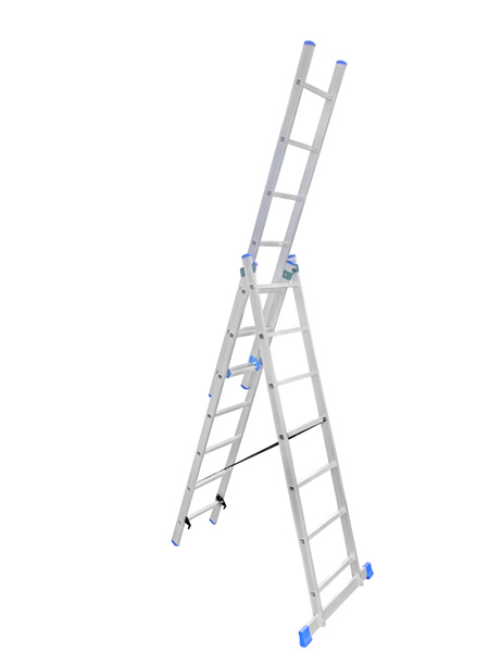 Лестница телескопическая LadderBel Алюминиевая односекционная 7 ...