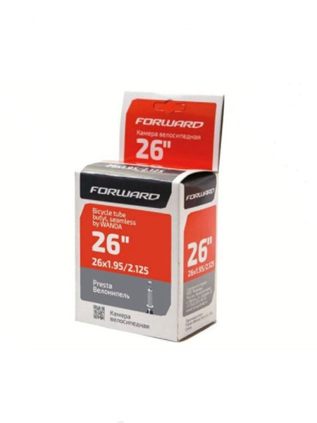 Велокамера 26" Wanda TU265 1,95/2,125 велонипель Presta - купить с ...