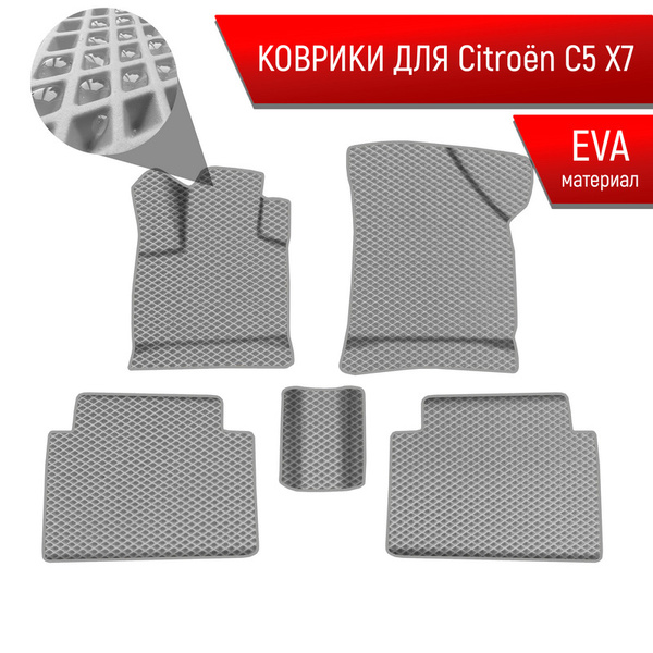 Коврики в салон автомобиля Richmark Romb EVA C5X7, цвет серый - купить по выгодной цене в ...