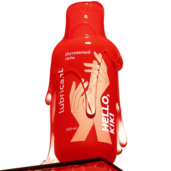Лубрикант увлажняющий, 200 мл HELLO KIKI натуральная интимная гель ...