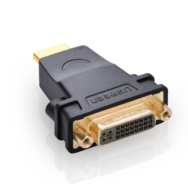 Адаптер переходник HDMI - DVI (24+5) черный Ugreen - купить с доставкой ...