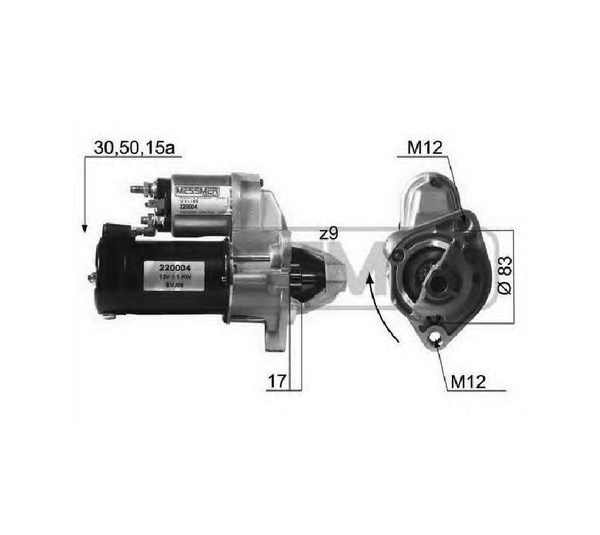 Стартер ERA/ZEN/ZM/MESSMER 220004 - ERA/ZEN/ZM/MESSMER арт. 220004 ...