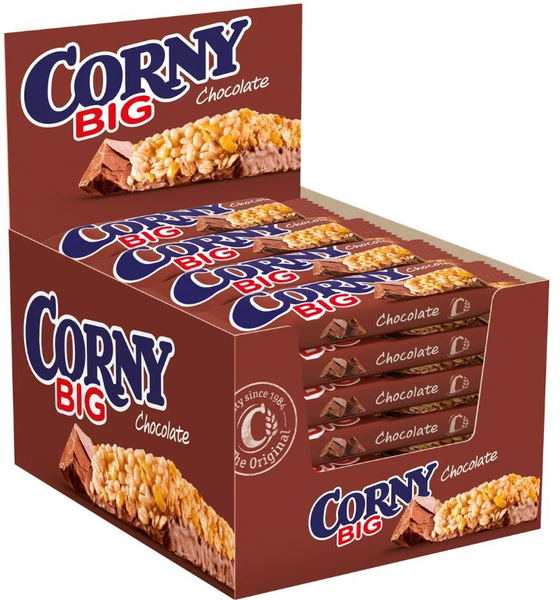 Батончик злаковый CORNY Big с молочным шоколадом, 40г по 24шт - купить ...