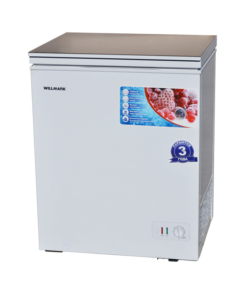 Морозильный ларь WILLMARK CF-120G ( 105л, до -24С, 1 корз. стекл.крышка, гар. 3года) купить на ...