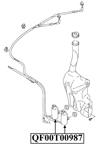 моторчик омывателя, qf00n00092 аналог suzuki 3841079j10 купить на OZON ...