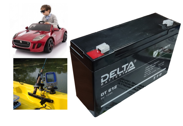 Аккумуляторная батарея DELTA DT 612 - купить с доставкой по выгодным ...