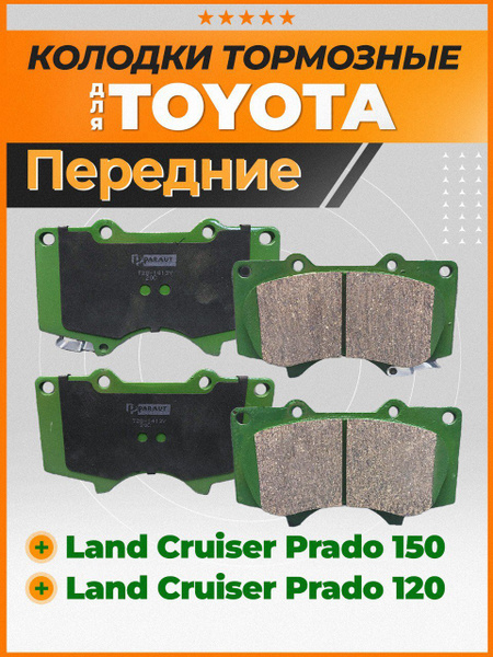 Колодки тормозные PARAUT T281413Y Передние - купить по низким ценам в ...