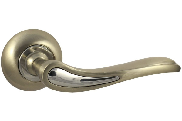 Дверная ручка межкомнатная Vantage V64D на круглой розетке SN матовый никель - купить по низкой ...