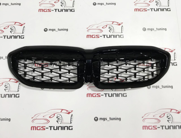 Решетка в стиле M Performance 340 style BMW G20 полностью черная - MGS ...