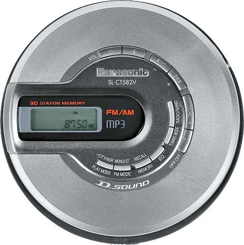 CD/MP3 плеер Panasonic SL-CT582V (с функцией радиоприемника+пульт д/у ...