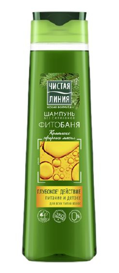 Чистая линия Шампунь для всех типов волос Фитобаня 400мл - купить с ...