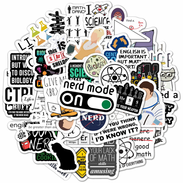 Набор наклеек "Nerd Stickers 2", 9 листов формата А6 - купить с ...