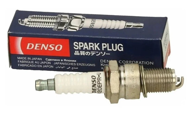 Свеча зажигания DENSO W20EPRU - купить по выгодным ценам в интернет-магазине OZON (290579561)