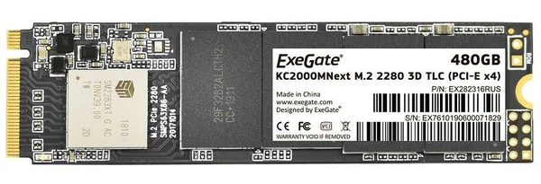 480 ГБ Внутренний SSD-диск ExeGate TLC 3D NAND 2280 EX282316RUS (EX282316RUS) купить c доставкой ...